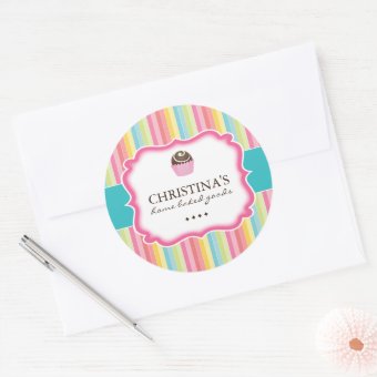Cake Balls - Packaging Stickers | Zazzle