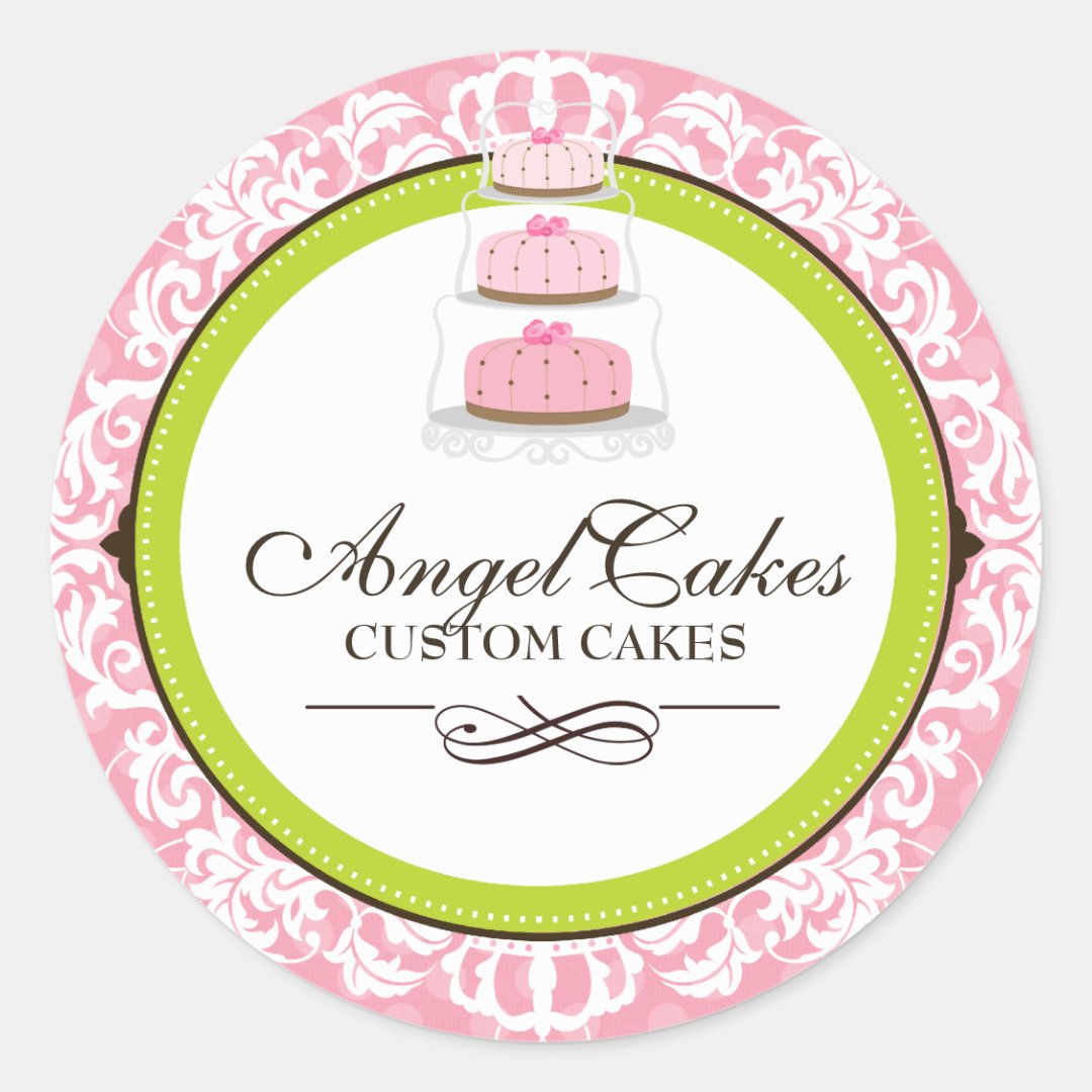 Cake Boutique Stickers | Zazzle