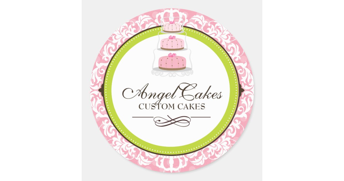 Cake Boutique Stickers | Zazzle