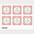 Cake Box Packaging Stickers | Zazzle