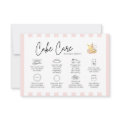 Cake Care Bakery Thank You Card | Zazzle