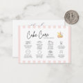 Cake Care Bakery Thank You Card | Zazzle