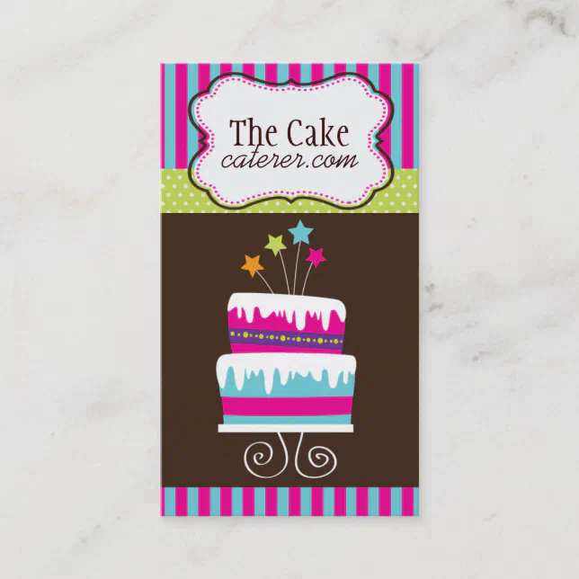 Cake Designer Business Cards | Zazzle
