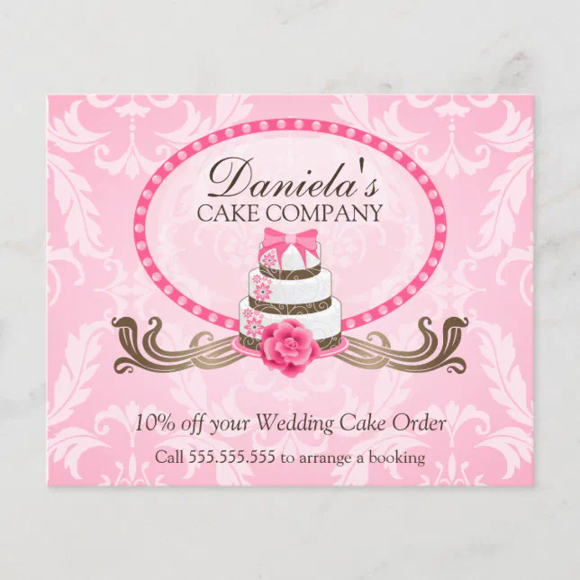 Cake Discount Voucher Flyer | Zazzle