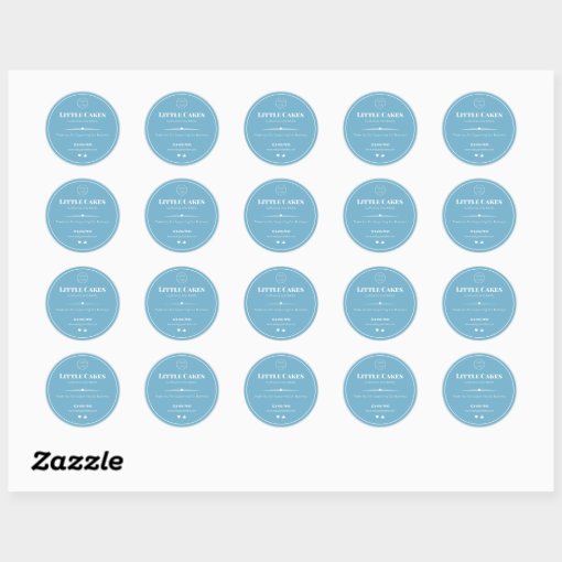 Cake Labels, Cookie Labels, Yoghurt Labels | Zazzle