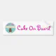 Cake On Board Bumper Sticker | Zazzle