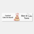 Cake On Board Sticker | Zazzle.com