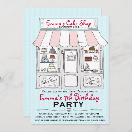 Cake Party Invitation | Zazzle