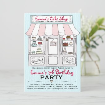 Cake Party Invitation | Zazzle