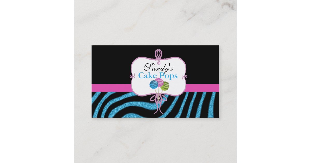 cake pop business cards | Zazzle