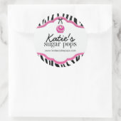 Cake Pops Bakery Packaging Stickers | Zazzle