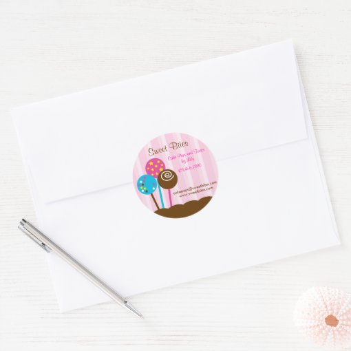 Cake Pops Bakery Sticker | Zazzle