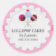 Cake Pops Bakery Stickers | Zazzle