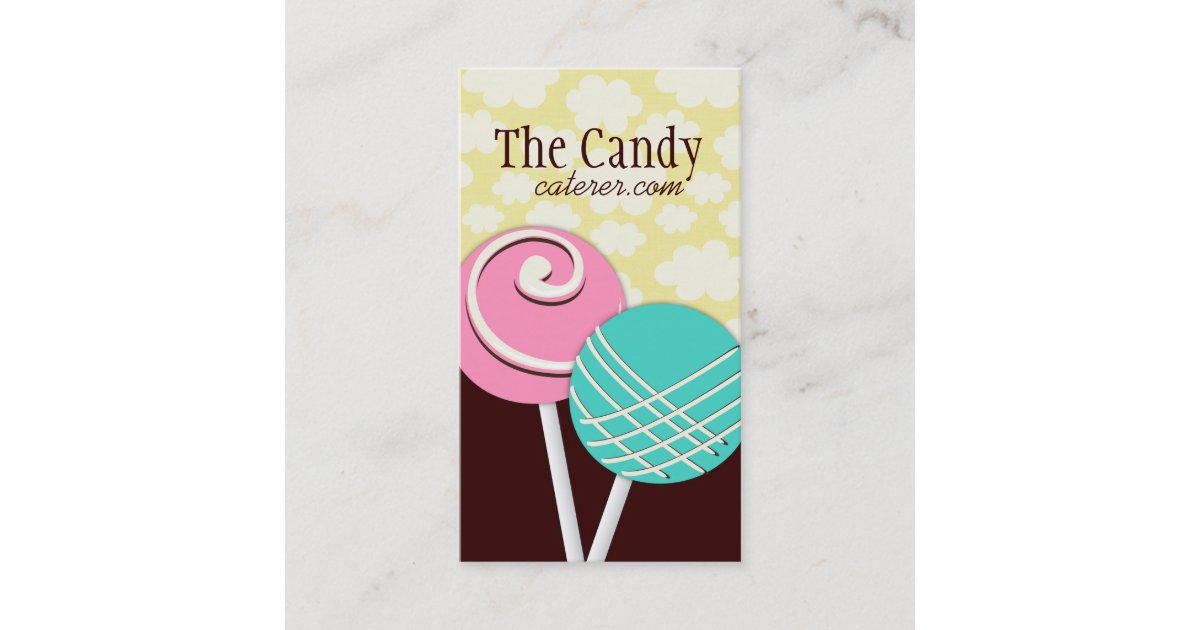 Cake Pops Business Cards | Zazzle
