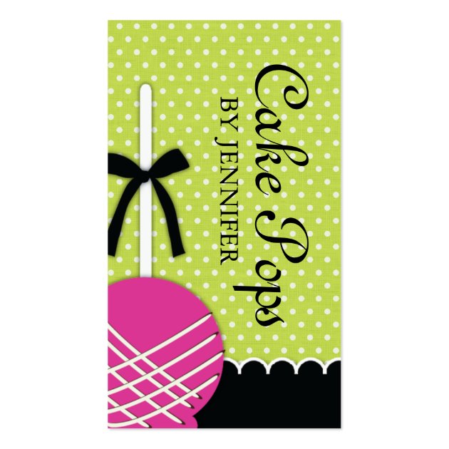 Cake Pops Business Cards