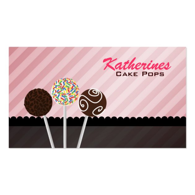Cake Pops Business Cards