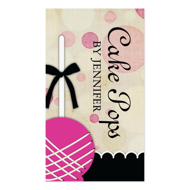 Cake Pops Business Cards