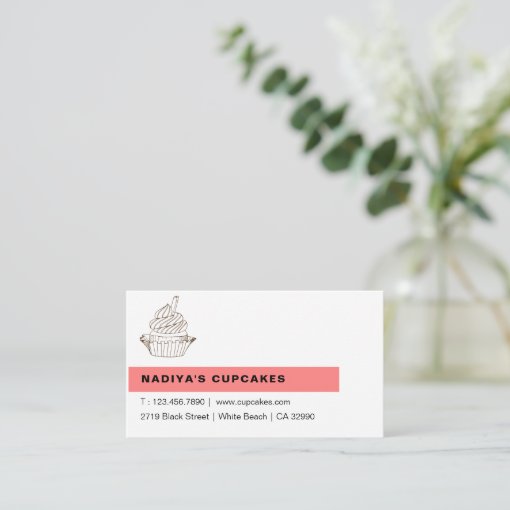 Cake Shop Business Card | Zazzle