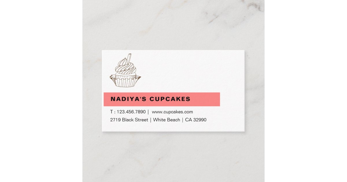 Cake Shop Business Card | Zazzle