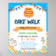 Cake walk musical cake template poster | Zazzle