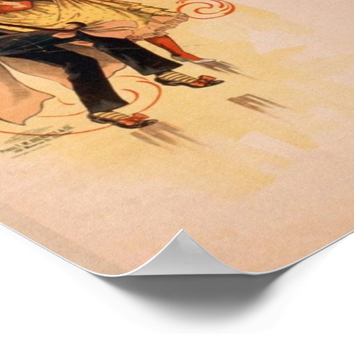 Cake Walk Retro Theater Poster | Zazzle