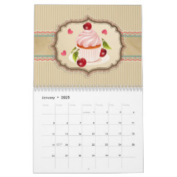 Cakes & Cupcakes Calendar | Zazzle