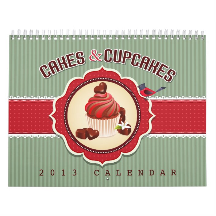 Cakes & Cupcakes Calendar | Zazzle.com