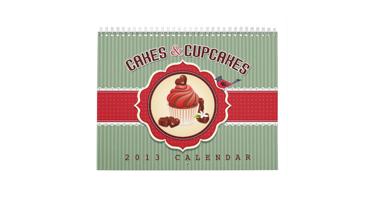 Cakes & Cupcakes Calendar | Zazzle