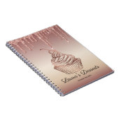 Cakes & Sweets Cupcake Desserts Recipes Notebook | Zazzle