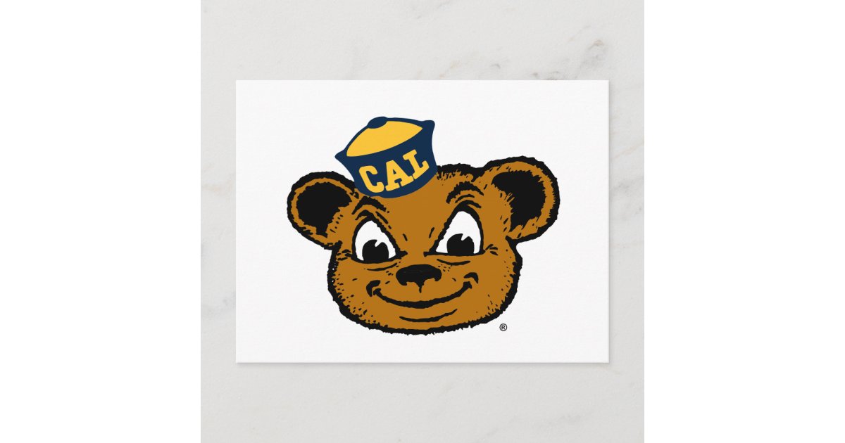 Cal Bear Mascot Postcard | Zazzle