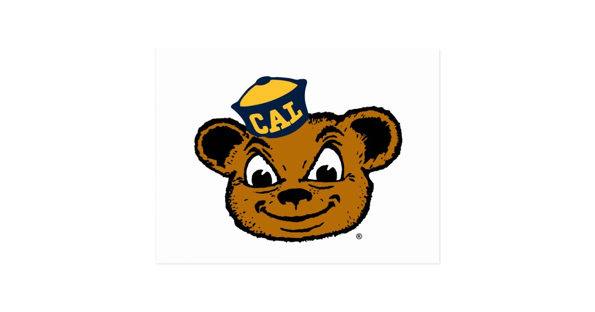 Cal Bear Mascot Postcard | Zazzle.com