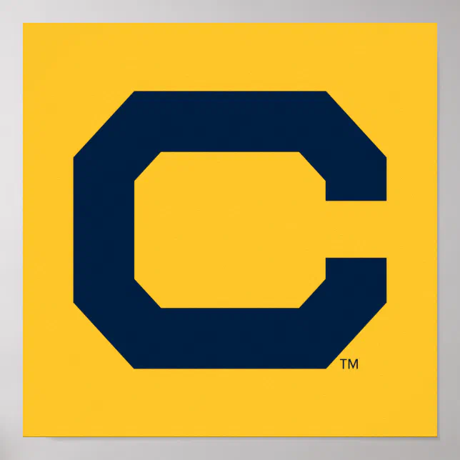 Cal Blue C Poster | Zazzle
