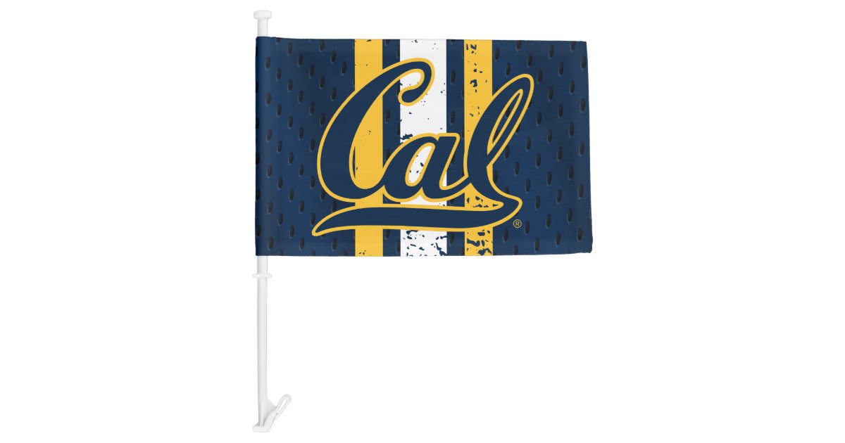 Cal Football Jersey Car Flag | Zazzle