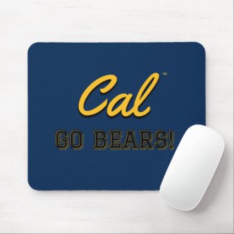Cal Go Bears!: UC Berkeley Mousepad #2 | Zazzle