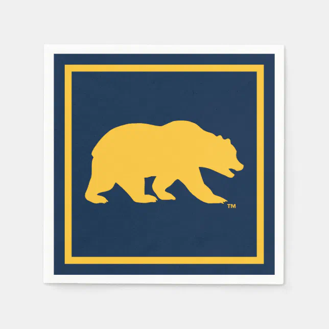 Cal Golden Bear Napkins | Zazzle Cal Golden Bear Napkins | Zazzle