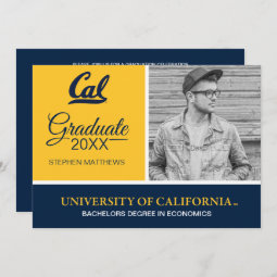 Cal Graduation Invitation | Zazzle