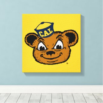 Cal Mascot | Oski the Bear Canvas Print | Zazzle