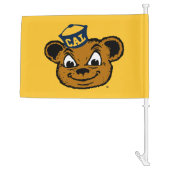 Cal Mascot | Oski the Bear Car Flag | Zazzle