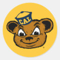 Cal Mascot | Oski the Bear Classic Round Sticker | Zazzle