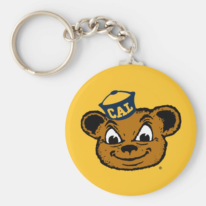 Cal Mascot | Oski the Bear Keychain | Zazzle.com