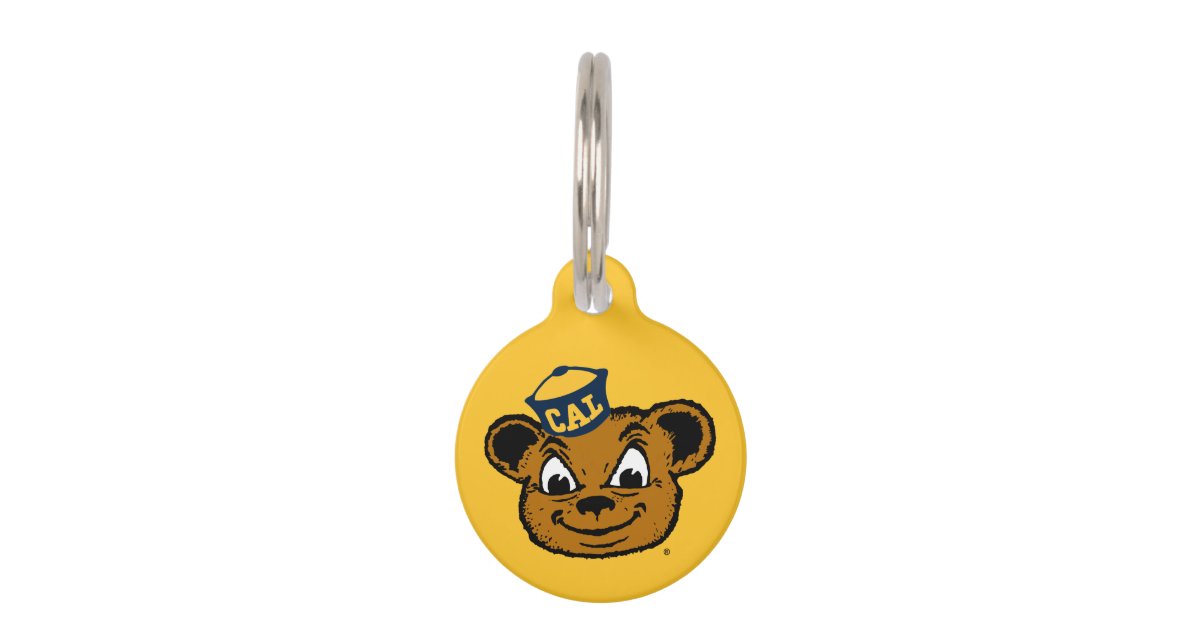 Cal Mascot | Oski the Bear Pet ID Tag | Zazzle