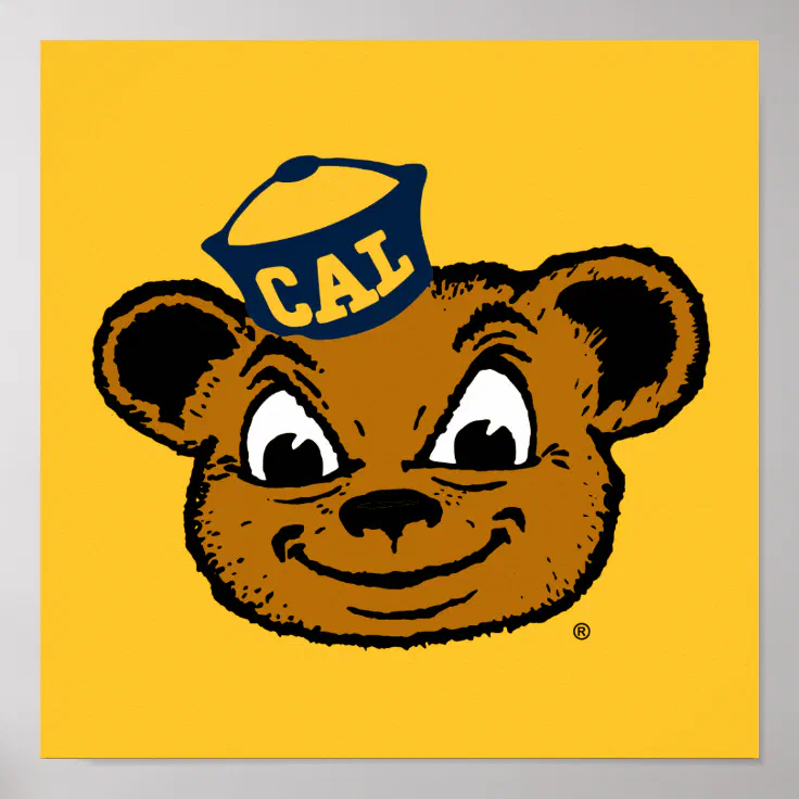 Cal Mascot | Oski the Bear Poster | Zazzle