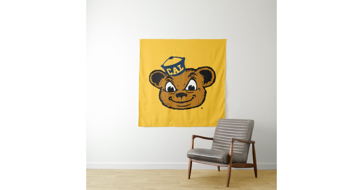 Cal Mascot | Oski the Bear Tapestry | Zazzle