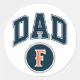 Cal State Fullerton Dad Classic Round Sticker | Zazzle