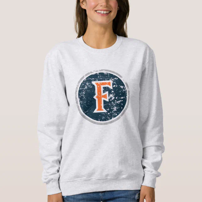 Cal State Fullerton F Distressed Sweatshirt | Zazzle