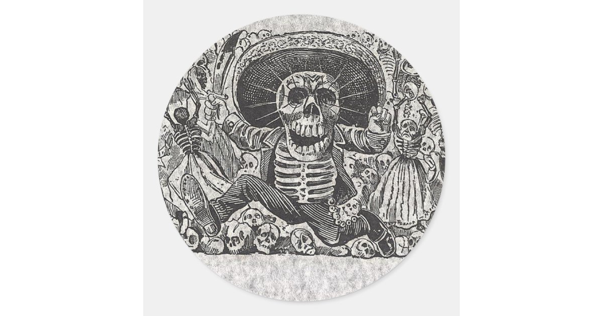 Calavera Sticker | Zazzle