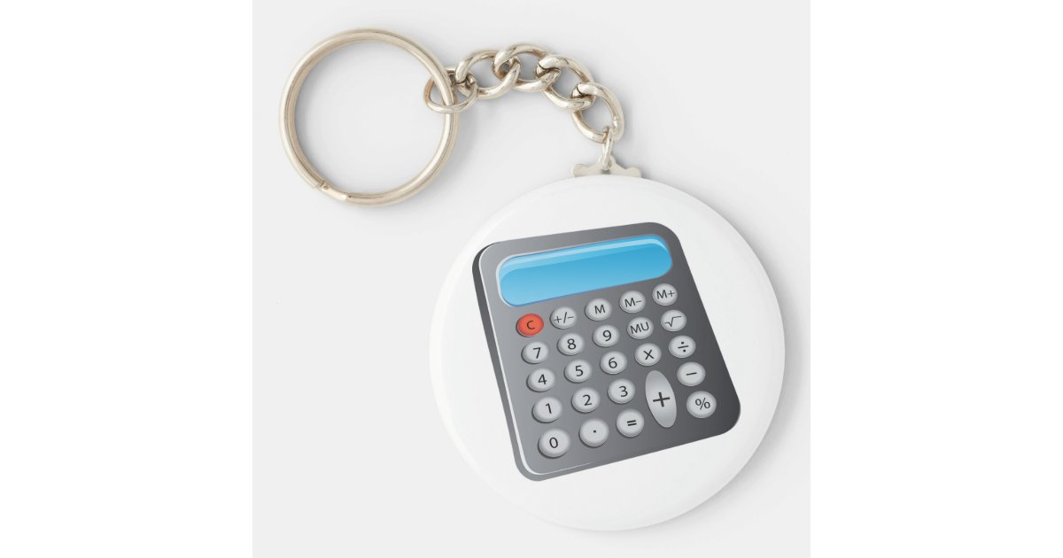 Calculator Keychain | Zazzle.com