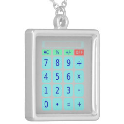 Calculator Necklace | Zazzle