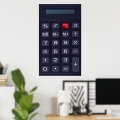 calculator poster | Zazzle