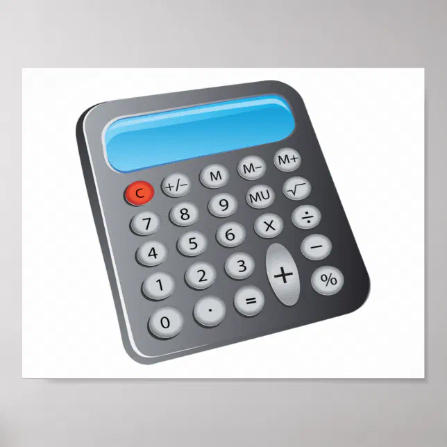 Calculator Poster | Zazzle